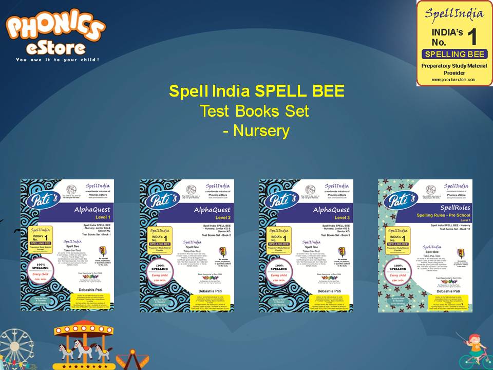 Spell India Spell Bee Exam Registration Spelling Books Set